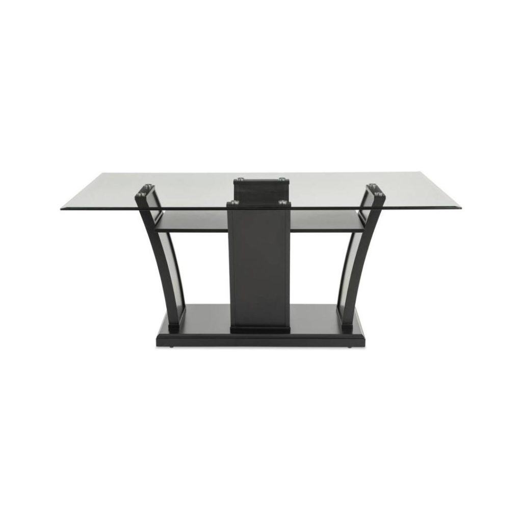 GoRevizon FRASER Glass Dining Table Set | GoRevizon