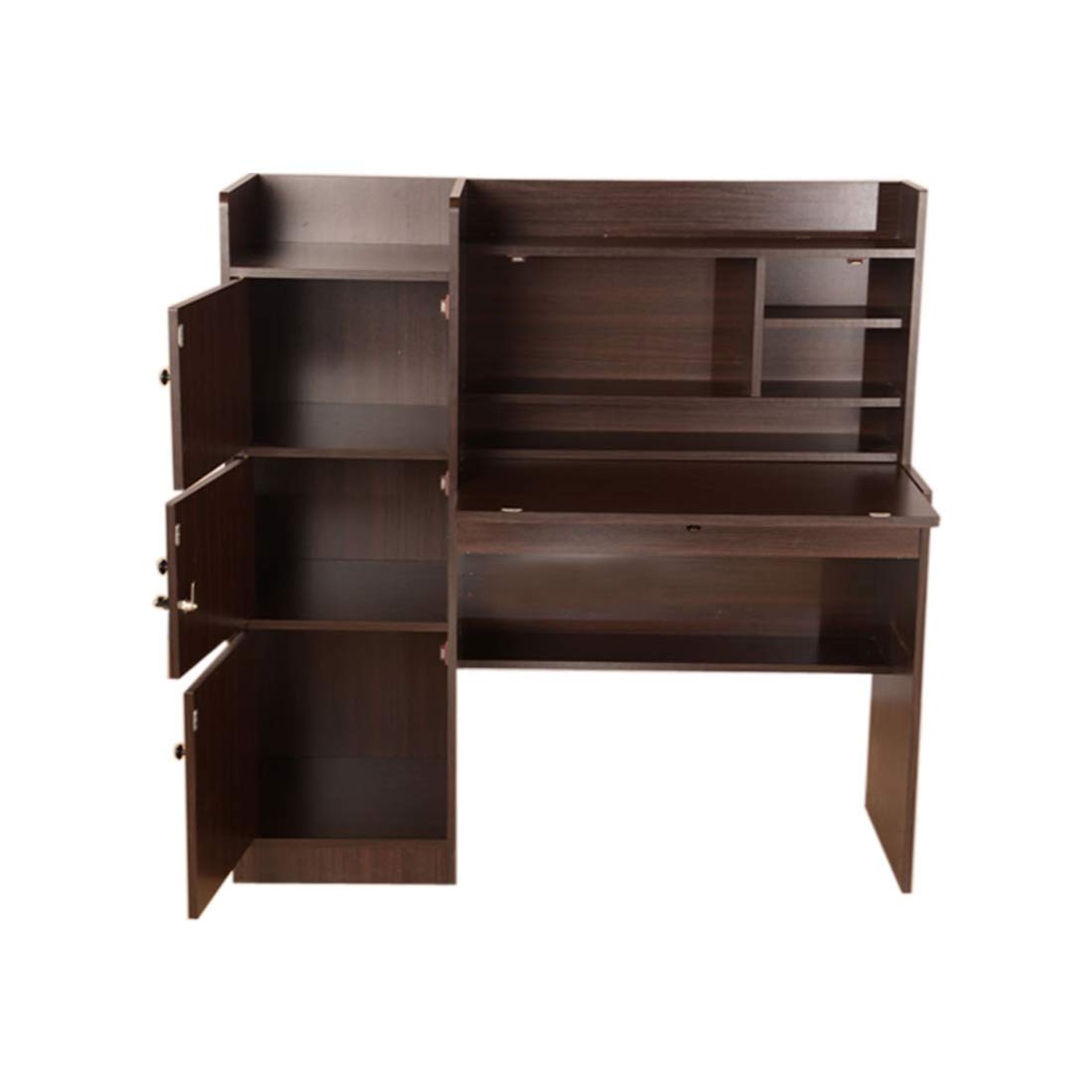 GoRevizon Engineered Wood Study Table in Walnut Colour | GoRevizon