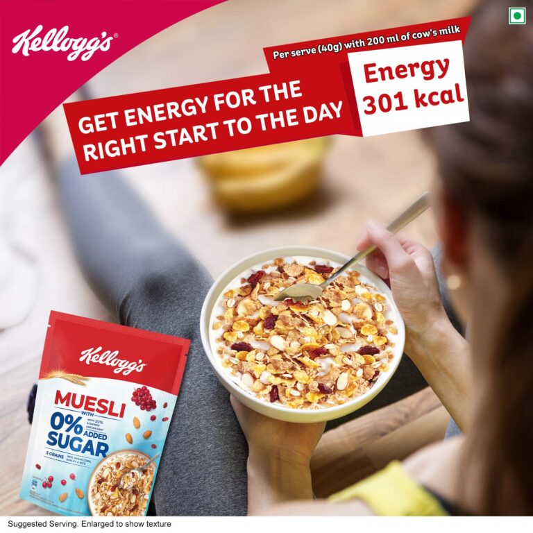 Kellogg’s Muesli With 0% Added Sugar, 500g | GoRevizon